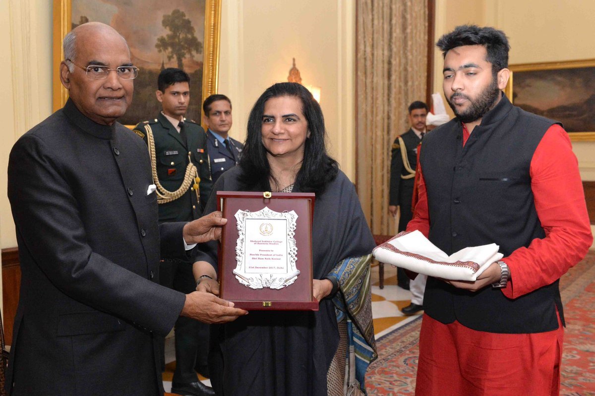 Members Of Enactus World Cup Winning Team 'Enactus SSCBS' Met President ...