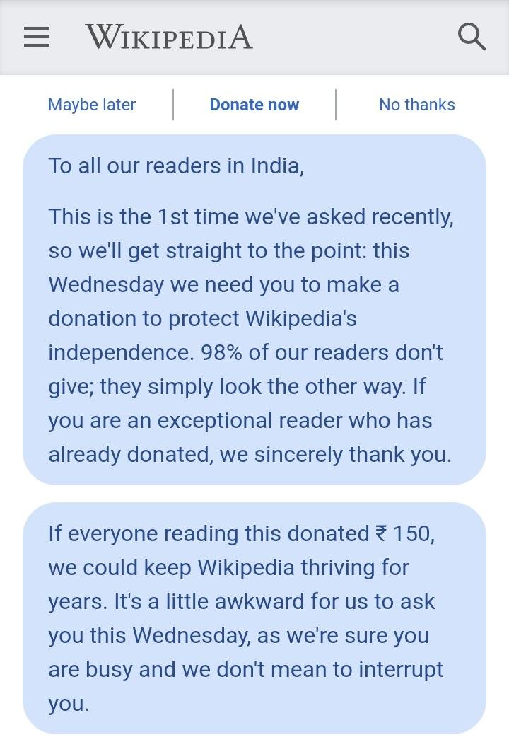 Why Is Wikipedia Asking Us For Donations? - DU EXPRESS
