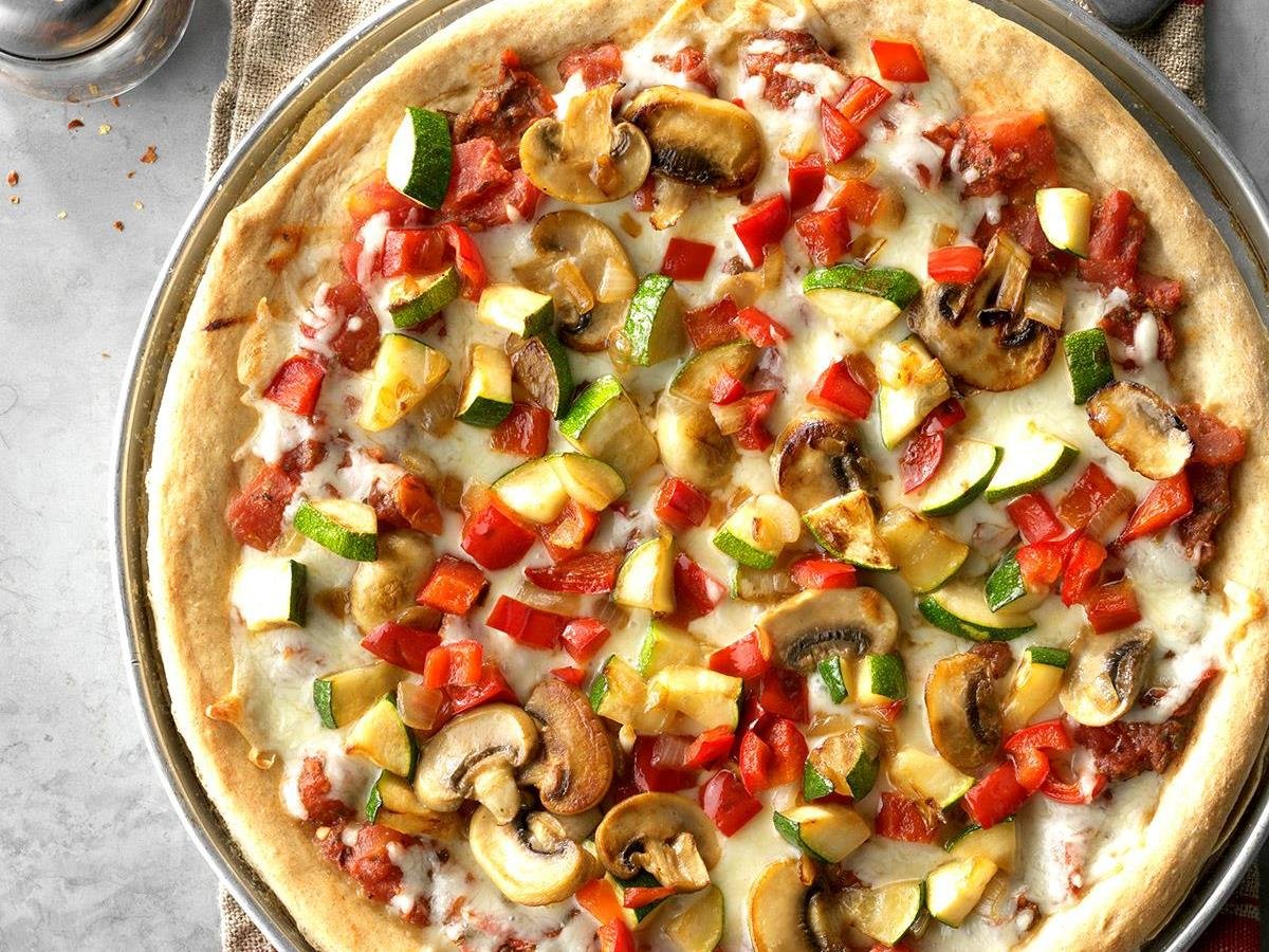 The Taste Palate: Homemade Vegetable Pizza - DU EXPRESS